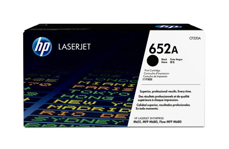 Картридж HP CF320A (652A) Black для Color LaserJet Enterprise M651 ...